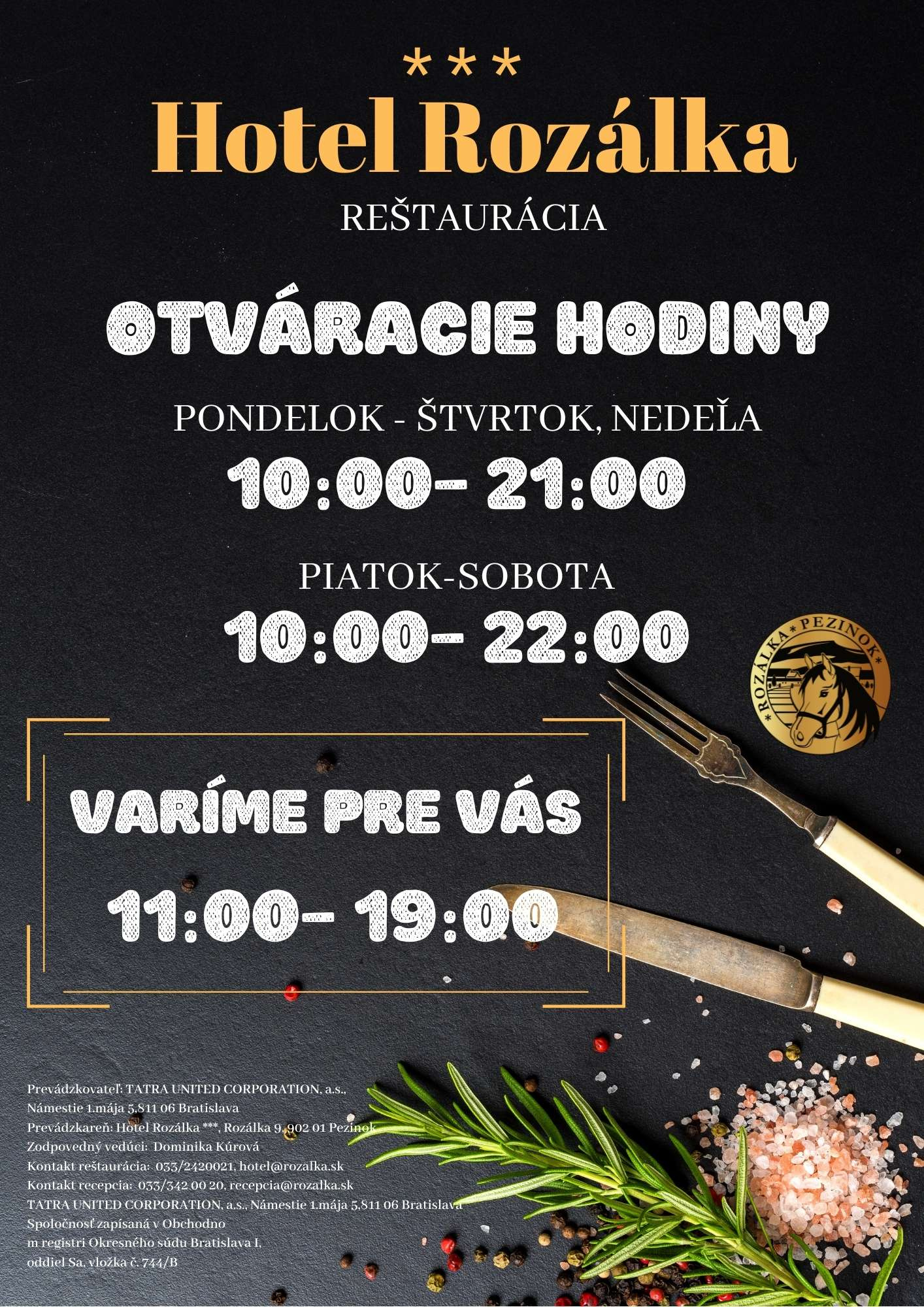 Kontakty | Rozálka